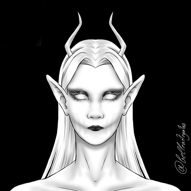 oc mara busto frontal pra perfil - ibisPaint