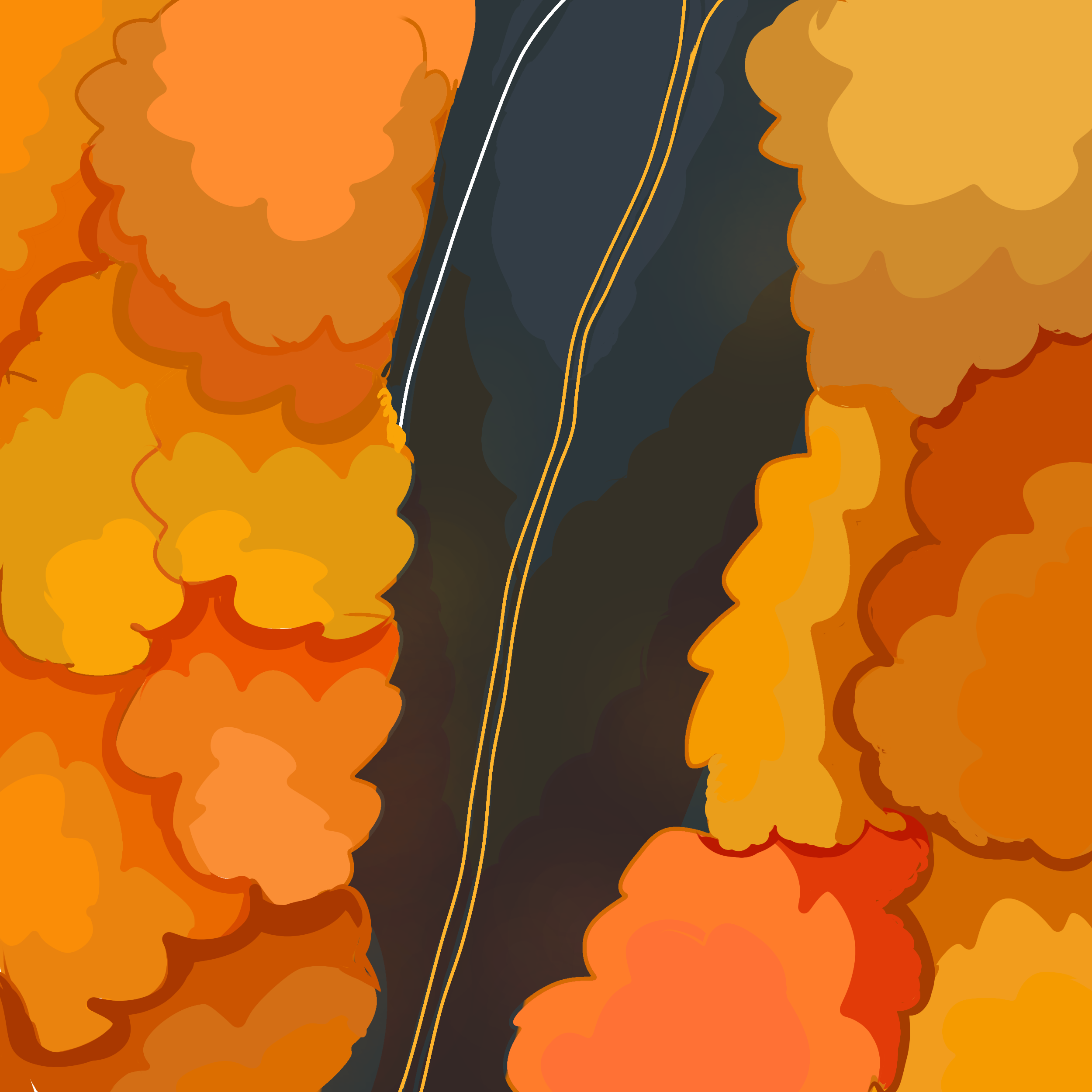 Road to autumn - ibisPaint