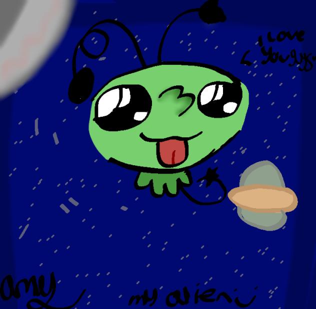 🛸My alien friend 🛸 - ibisPaint