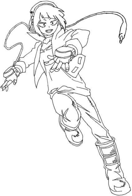Jirou MHA coloring sheet - ibisPaint