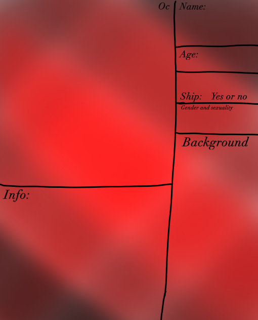 Oc sheet for my comic - ibisPaint