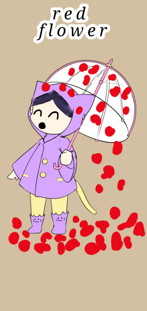 𝓡𝓮𝓭 𝓯𝓵𝓸𝔀𝓮𝓻 - ibisPaint