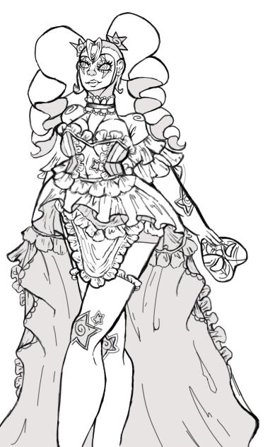 Coloring Page And WIP - ibisPaint