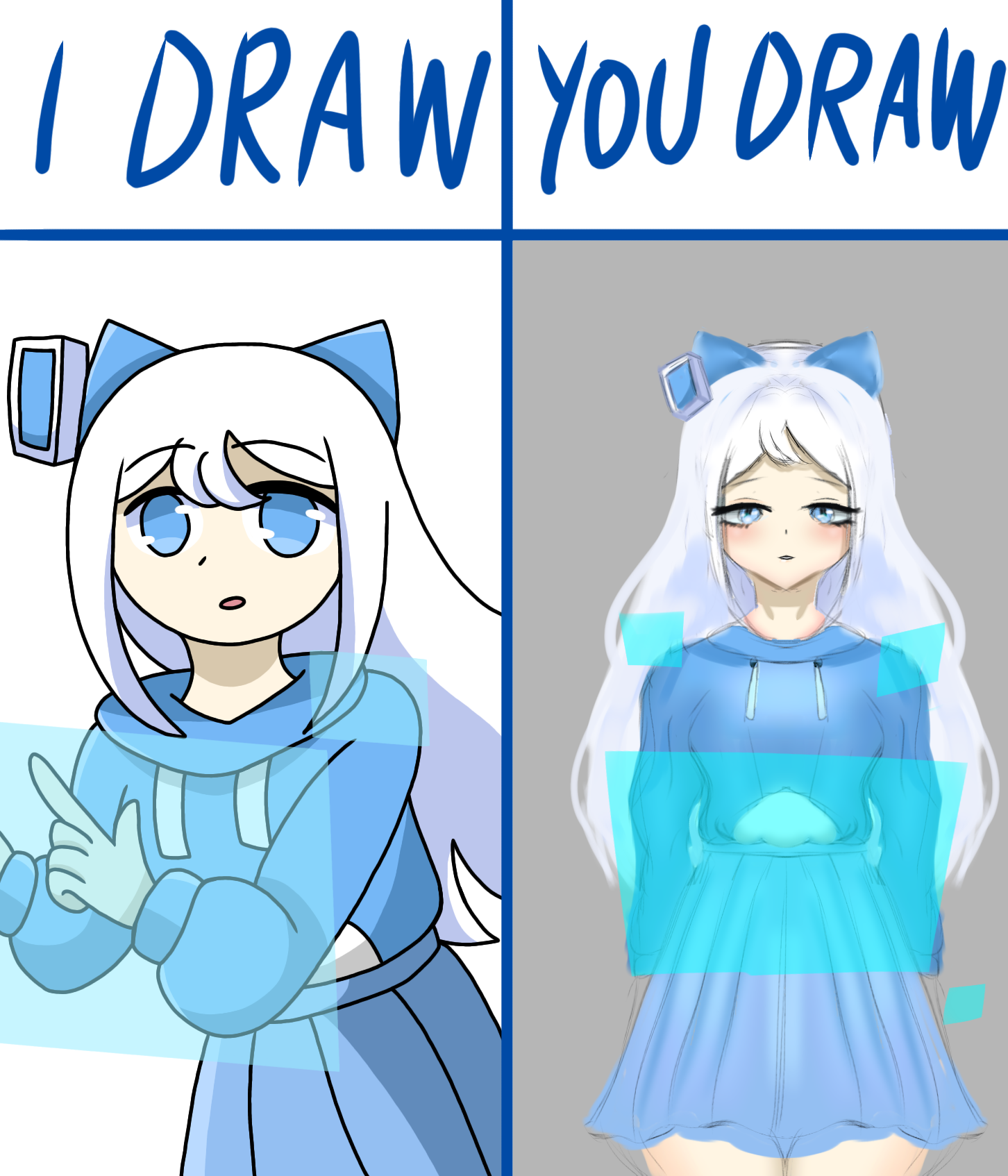I draw you draw-collab - ibisPaint