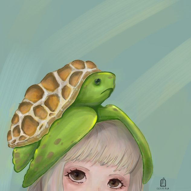 Sun Kissed Turtle - ibisPaint