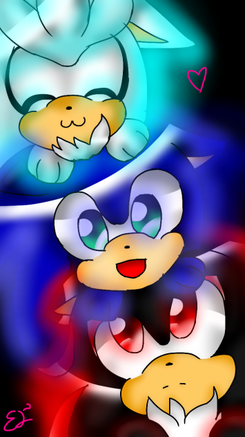 speedpaint sonic shadow silver - ibisPaint