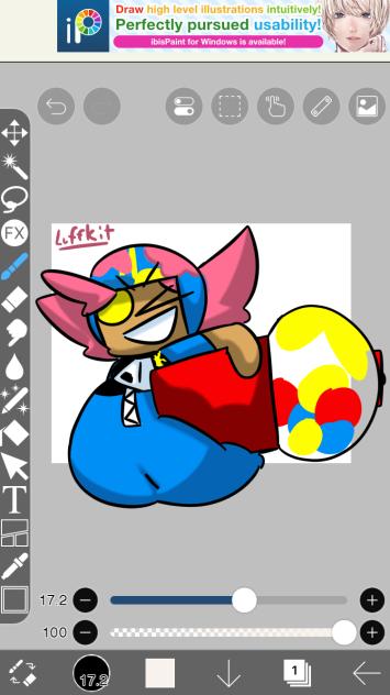 Bitch get ur belly off the canvas 😔 - ibisPaint