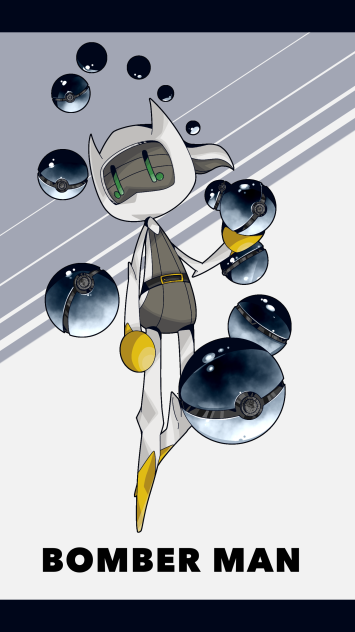 BOMBER MAN × ARCEUS - ibisPaint