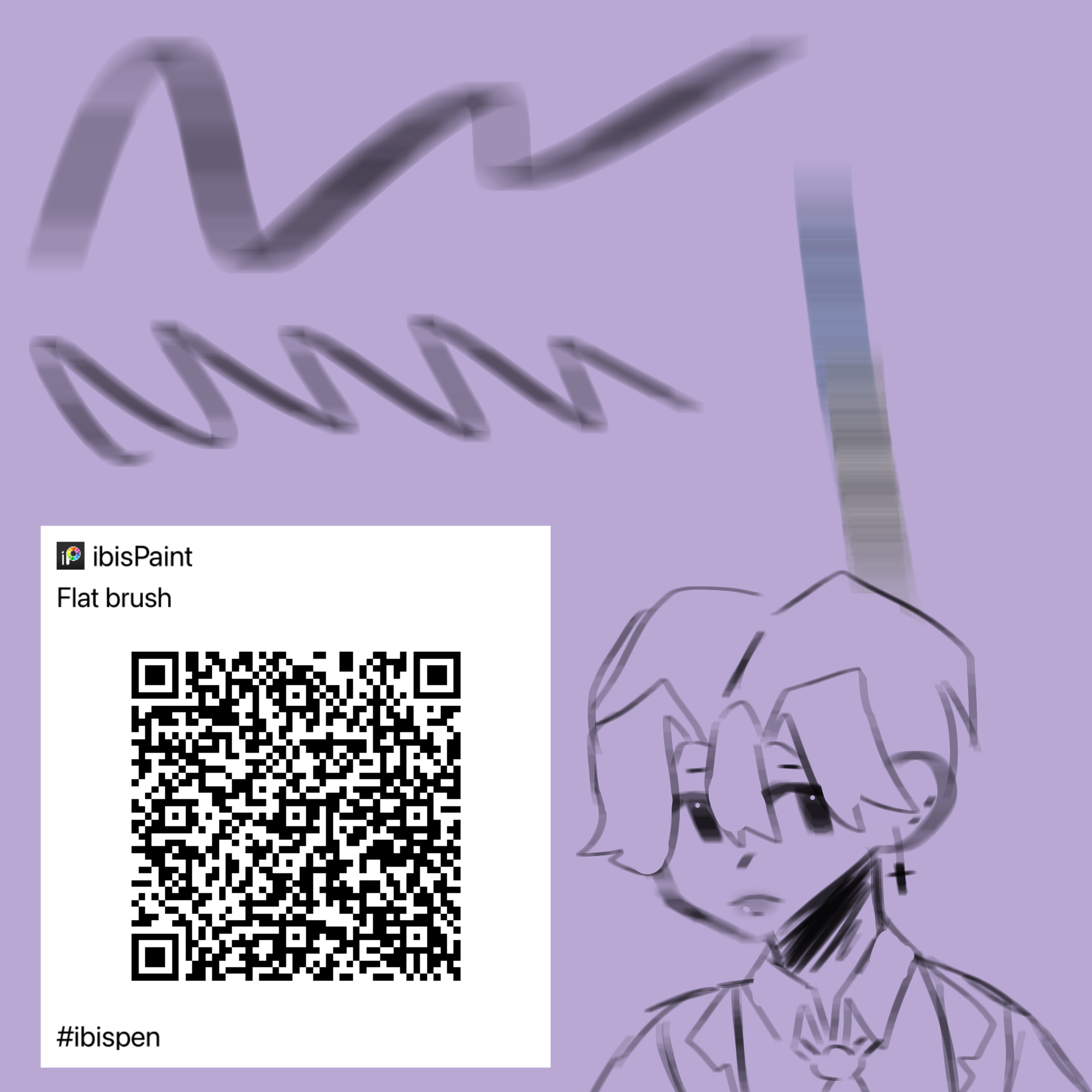 Flat brush v.2 - ibisPaint