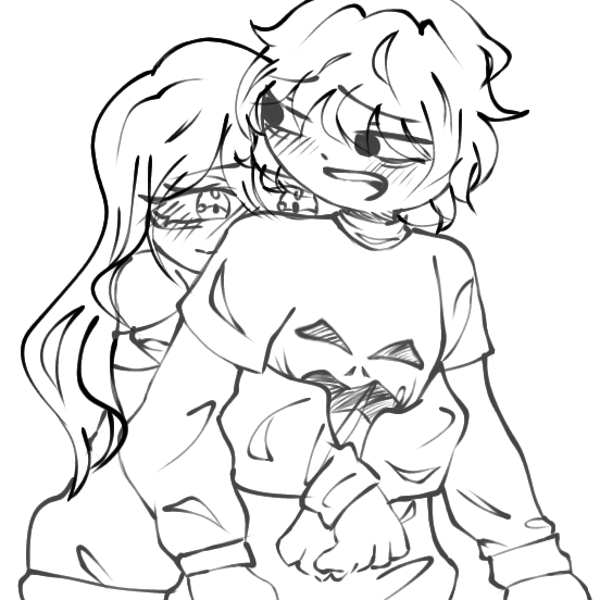 boyfriend and girlfriend •^^• - ibisPaint