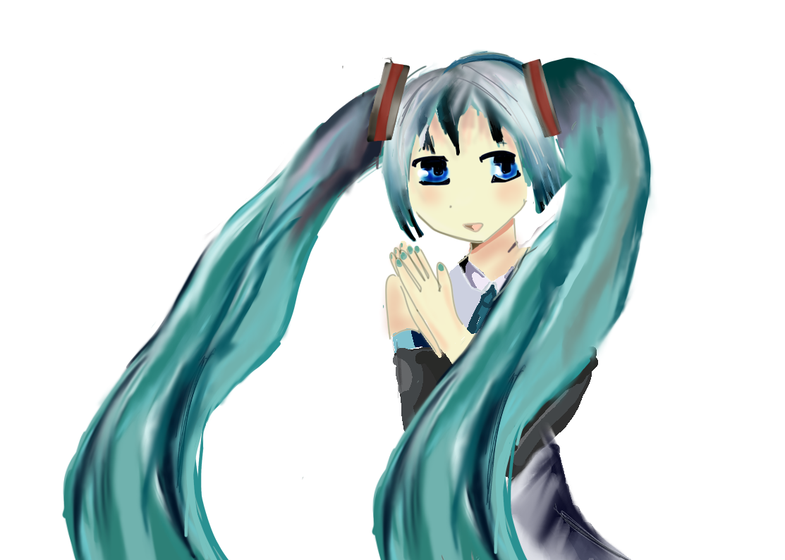 Moe art style attempt(looks horrible) - ibisPaint