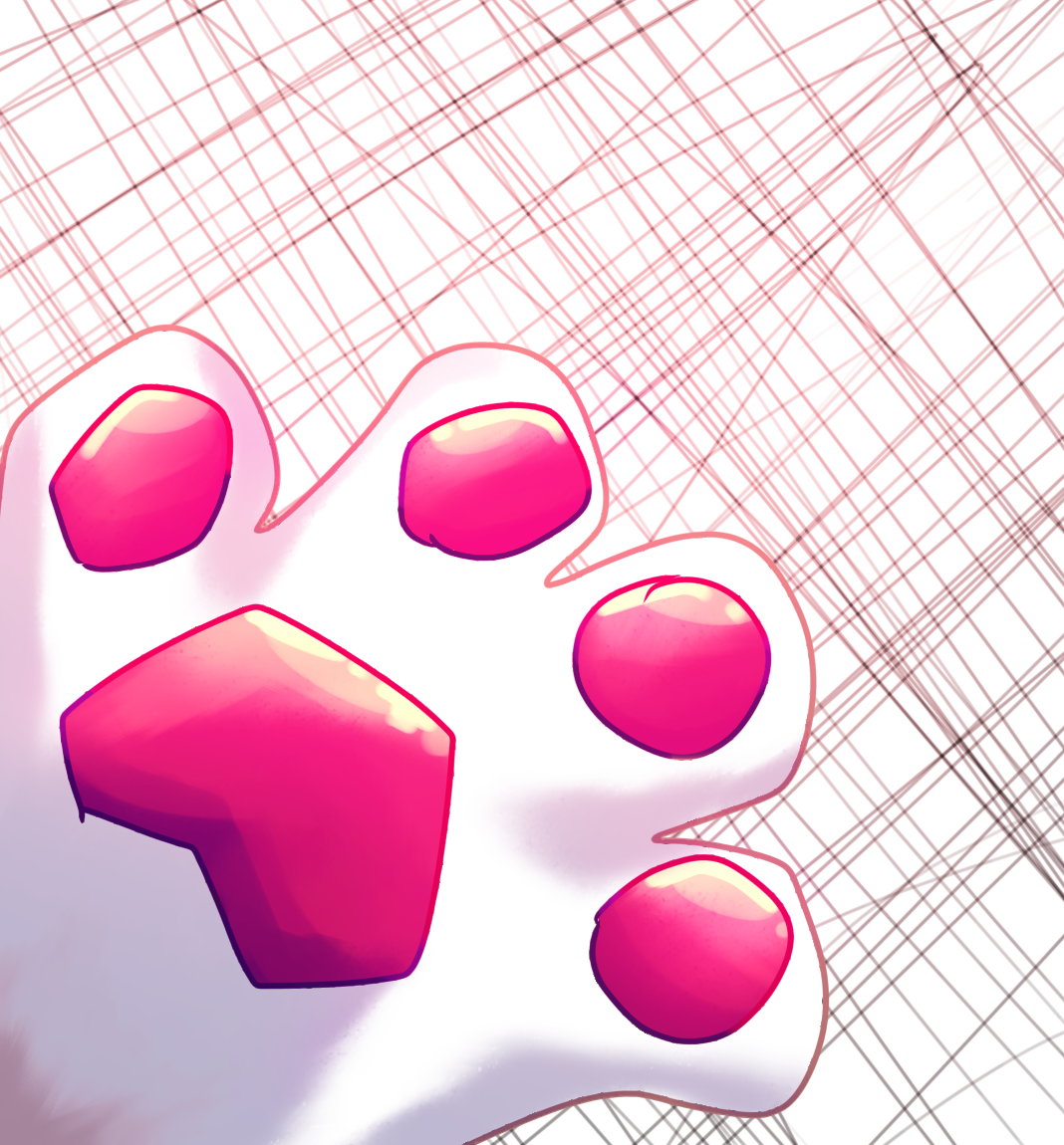 Random furry paw - ibisPaint