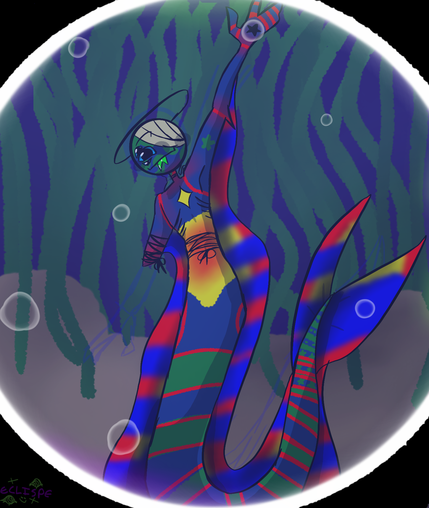 mer-earth is here to cheer u up!! - ibisPaint