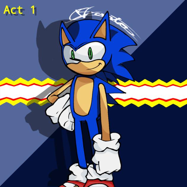 Sonic the Hedgehog! - ibisPaint