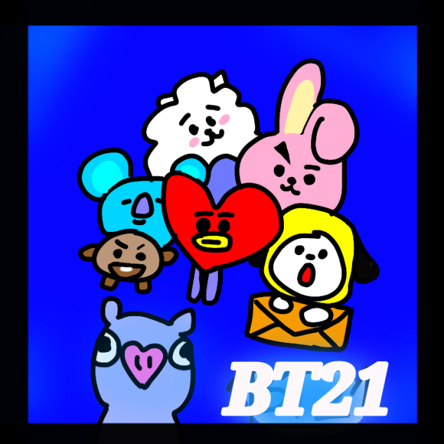 ảnh vẽ BT21 - ibisPaint