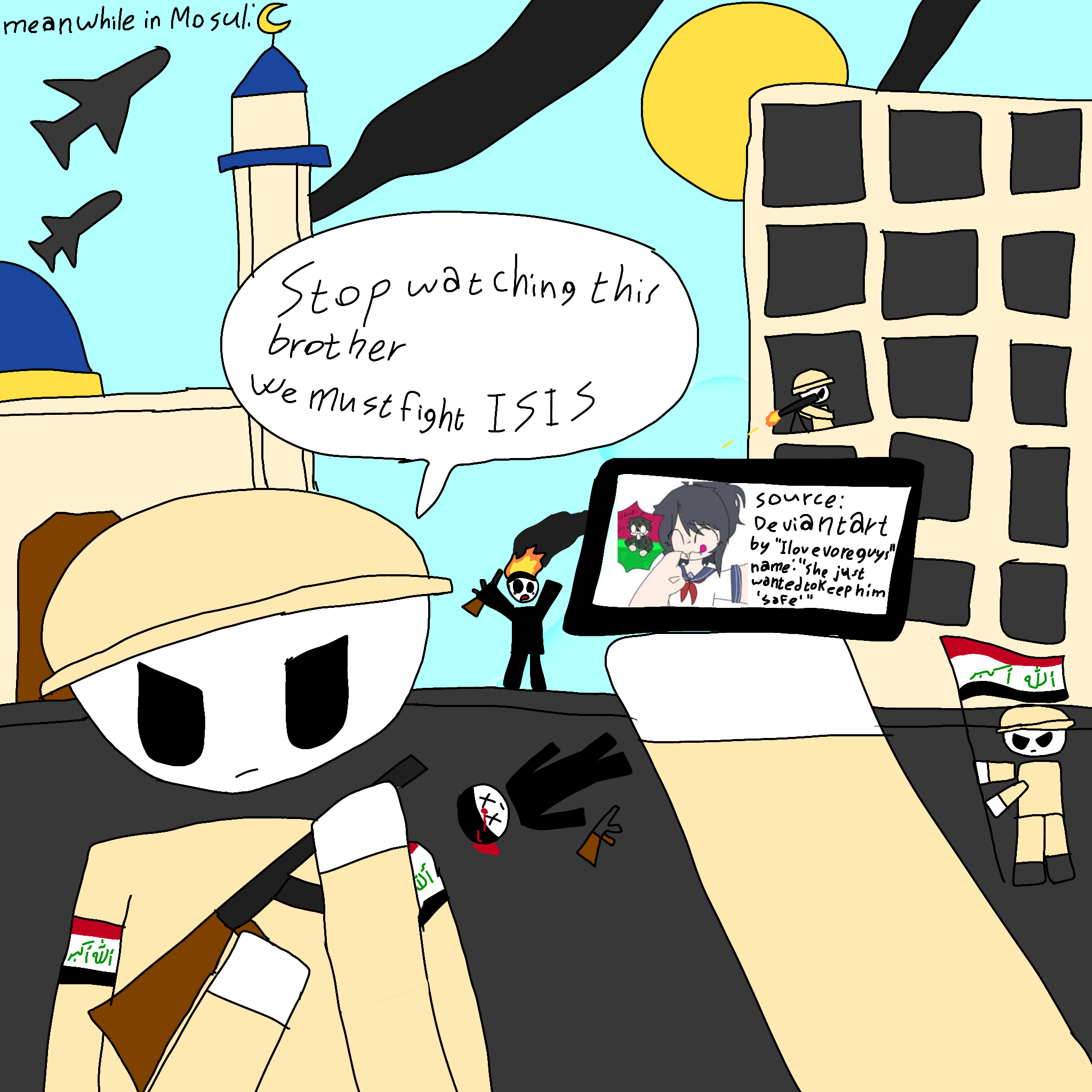 Stop watching this We must fight ISIS - ibisPaint