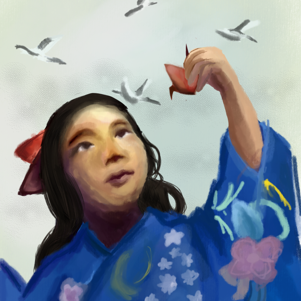 Paper cranes - ibisPaint