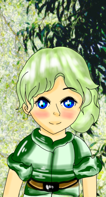 putri daun - ibisPaint