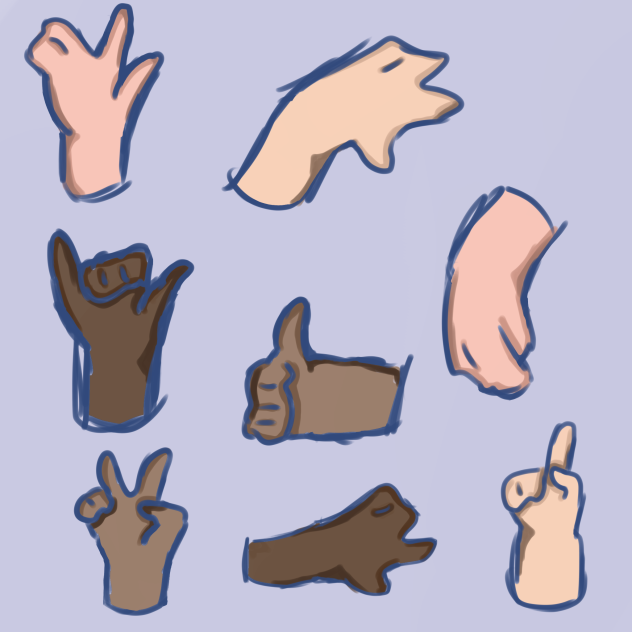 Hand studies - ibisPaint