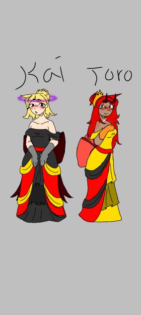 kai and toro - ibisPaint