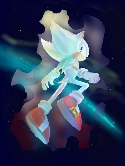 Hyper Sonic style - ibisPaint
