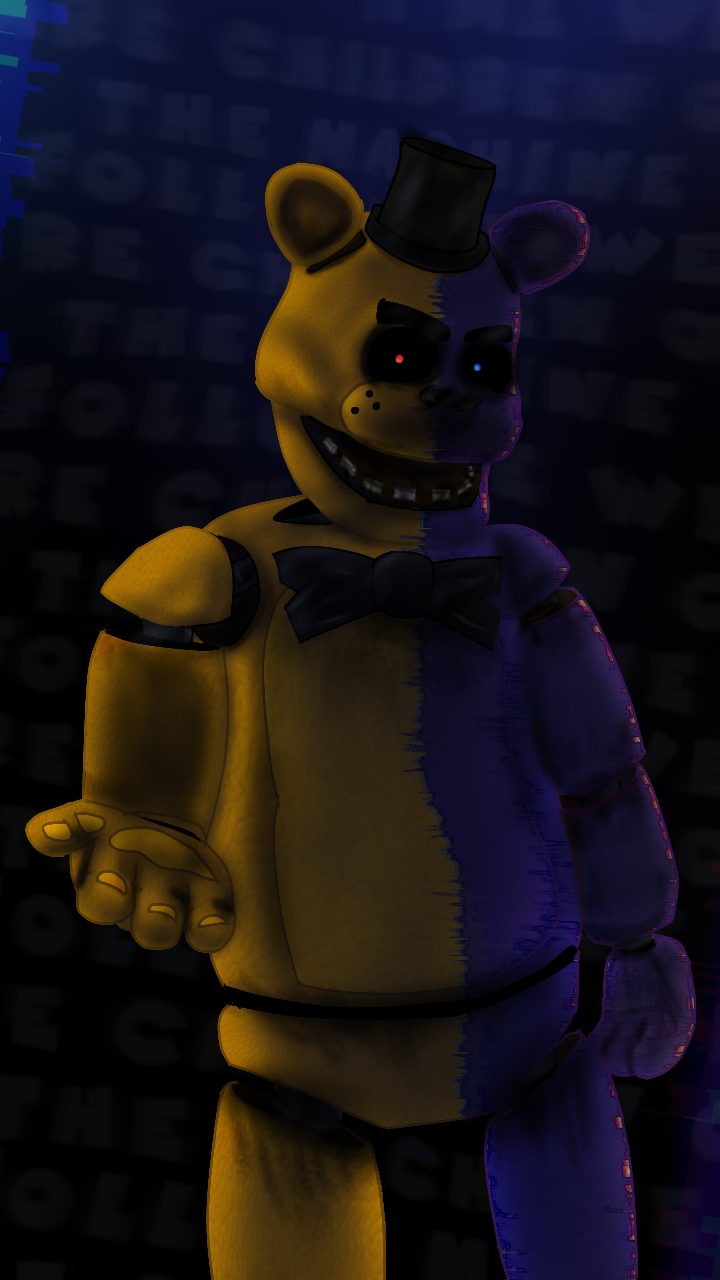 Golden Freddy Shadow Freddy - ibisPaint