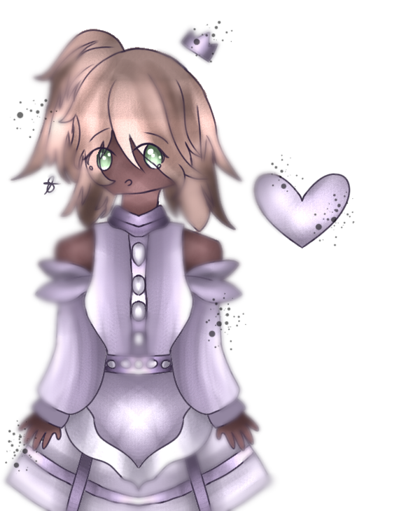 A Princess with 1 Ponytail - ibisPaint