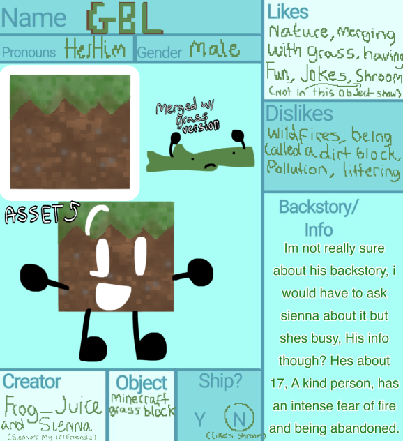 CHARACTER SHEET FOR OBJECT S - ibisPaint