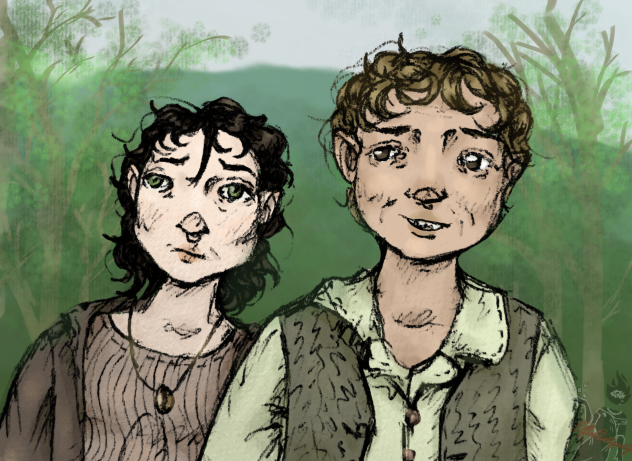 Sam & Frodo - ibisPaint