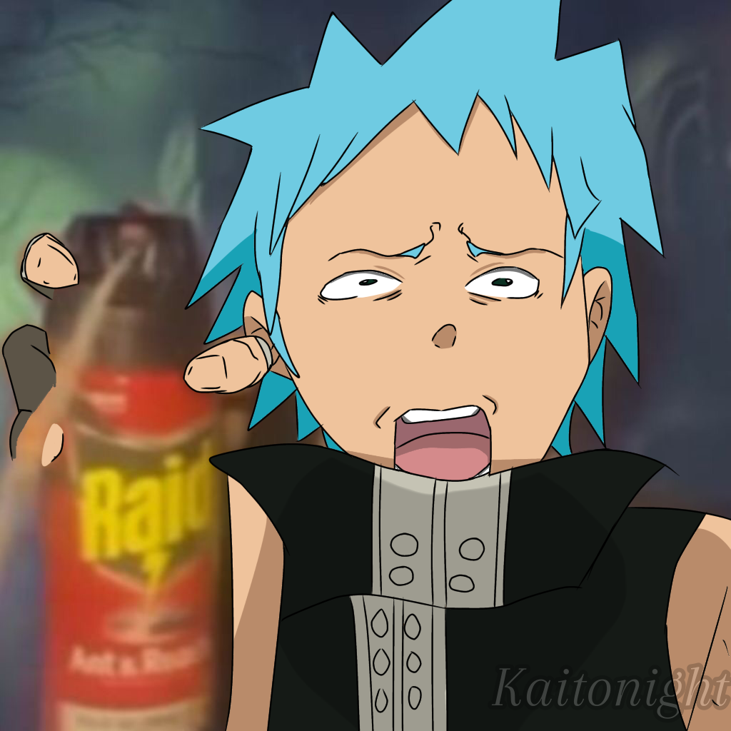 Black star using raid spray - ibisPaint