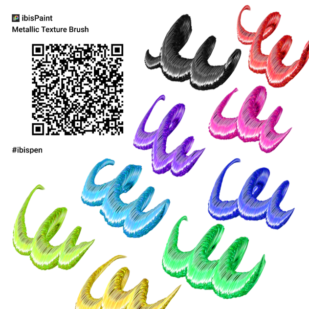 Metallic Texture Brush - ibisPaint