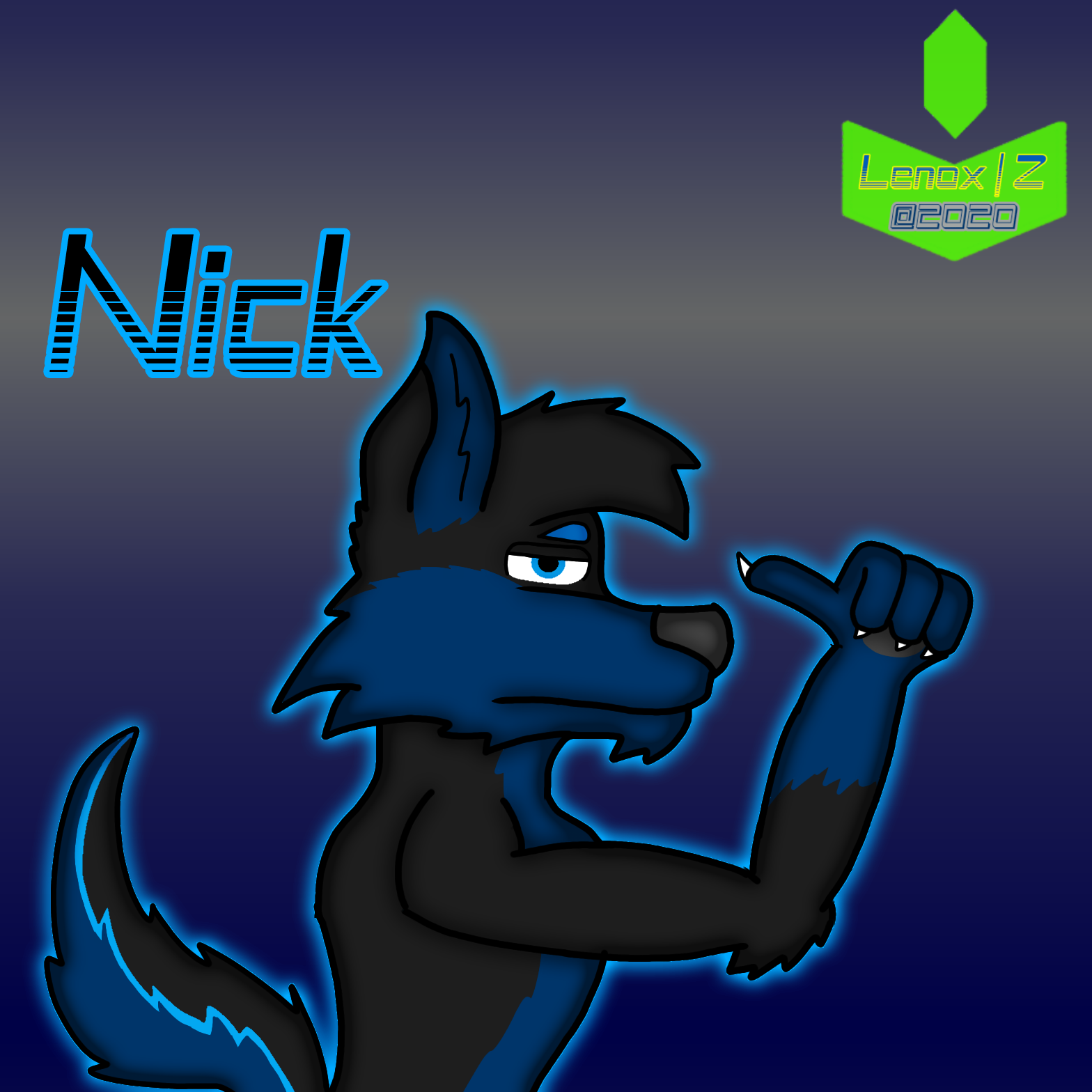 Nick The Wolf - ibisPaint
