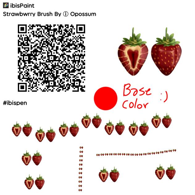 Strawberry Brush - ibisPaint