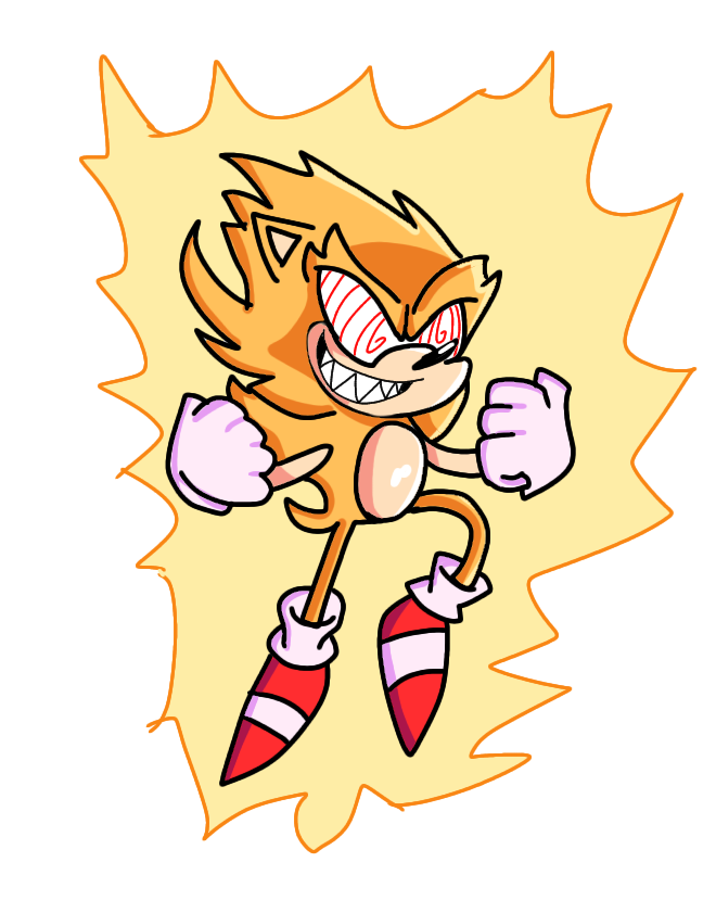 fleetway super sonic remastered - ibisPaint