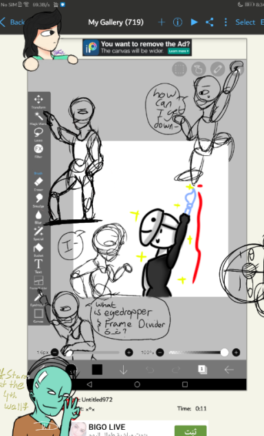 Pop out collab - ibisPaint