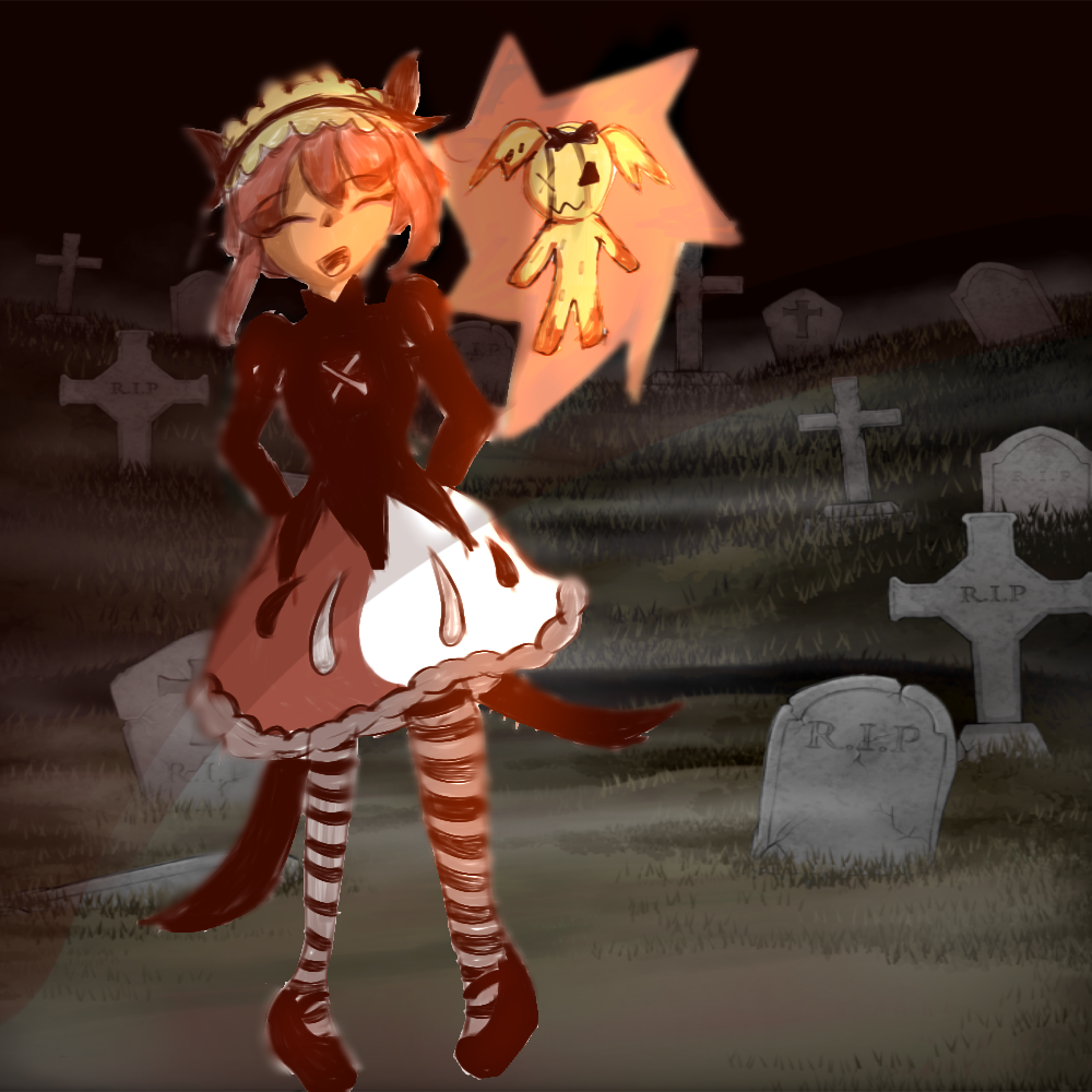 pumpkin pie cookie - ibisPaint