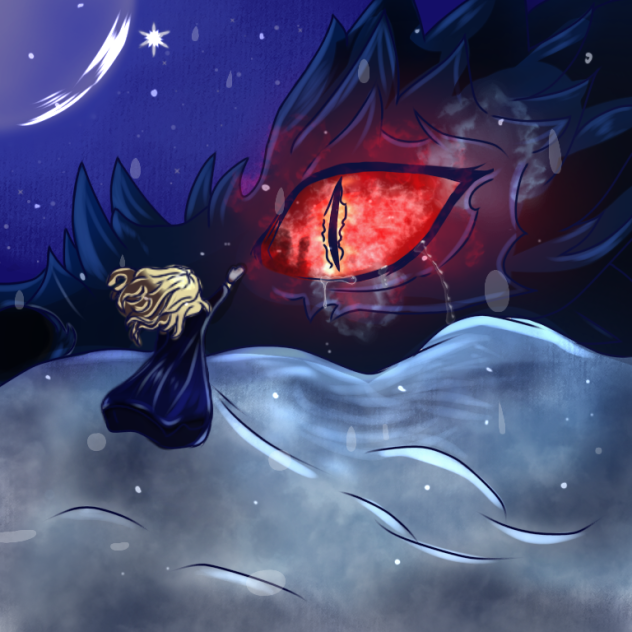 The crying DRAGON - ibisPaint