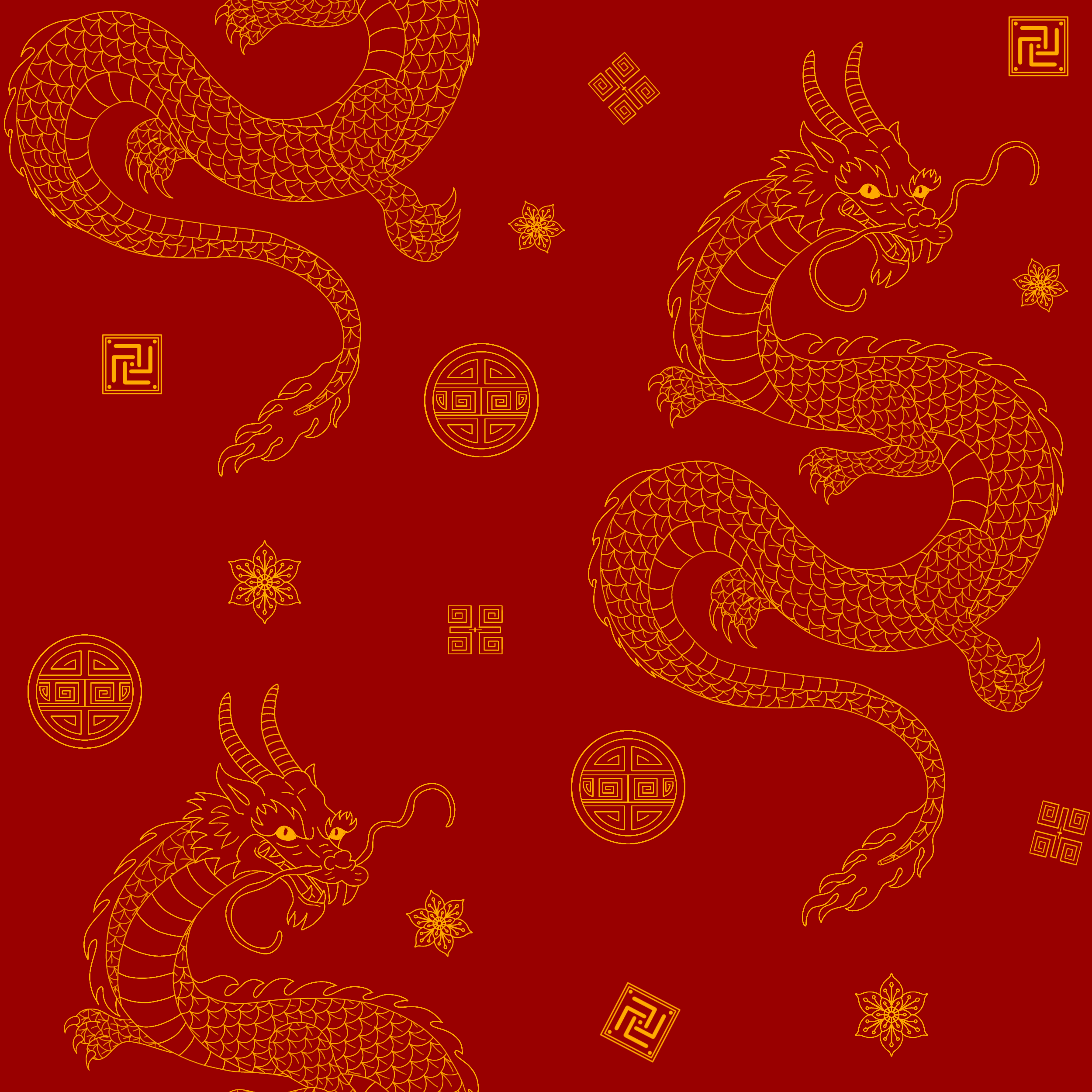 dragon cloth pattern - ibisPaint