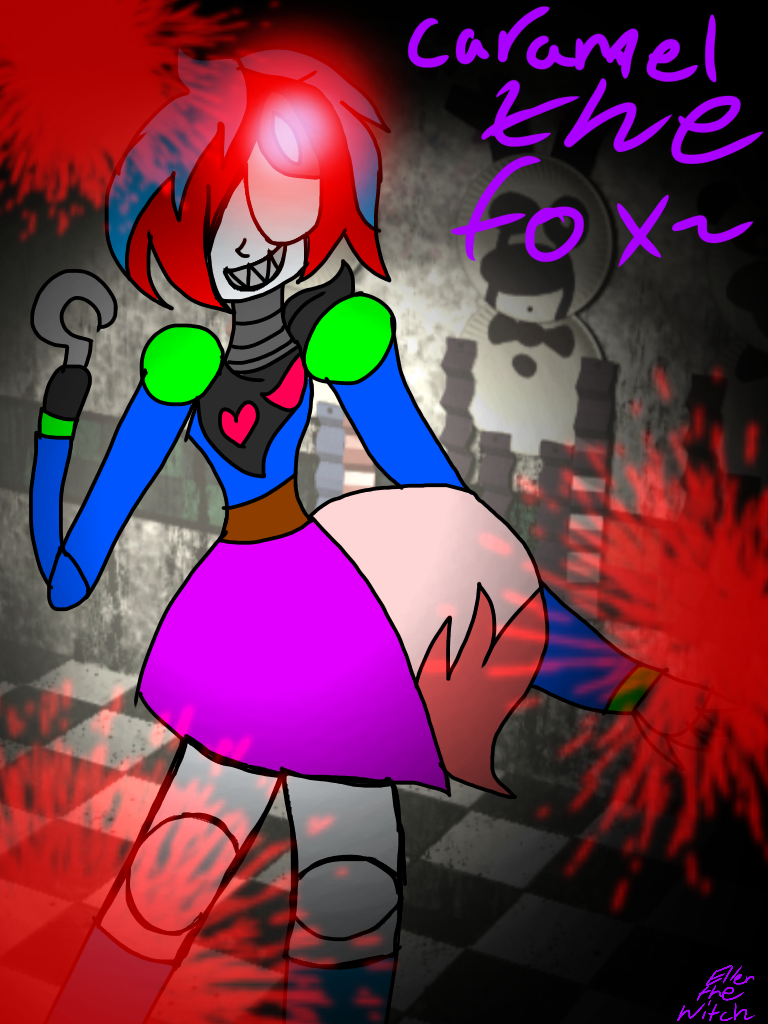 foxy mixed up with Caramel [fnaf) - ibisPaint