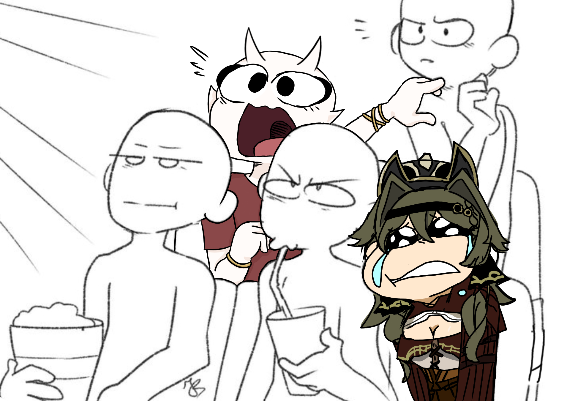 collab but with vill-v - ibisPaint