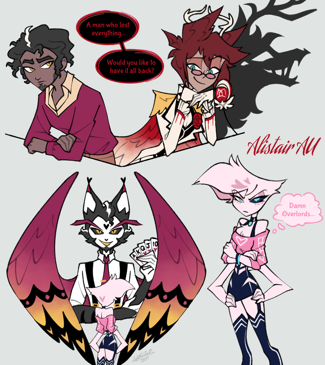 Angelic Alastor AU - ibisPaint