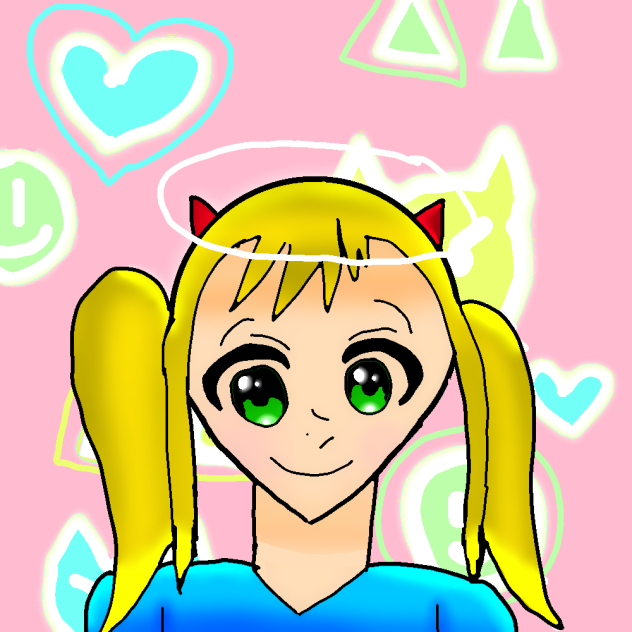 Half devil Half angel - ibisPaint