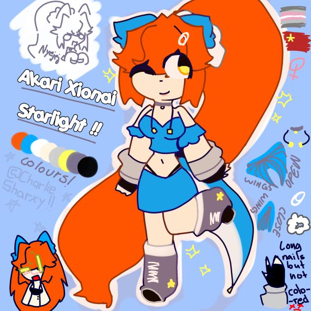 AKARI XIONAI REFERENC - ibisPaint