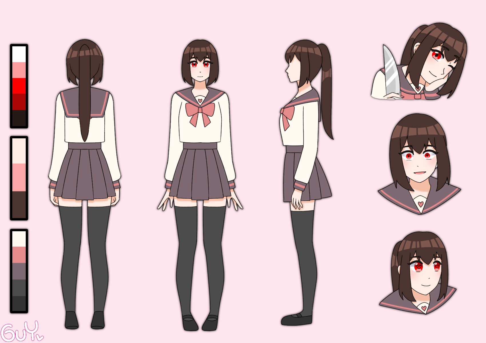 CharSheet [Femoji Anjime] - ibisPaint