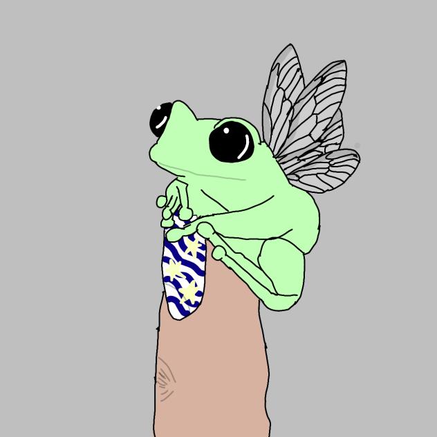Frog with wings UwU - ibisPaint
