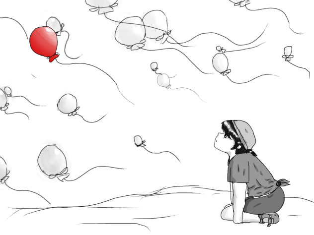 Red Balloon - ibisPaint