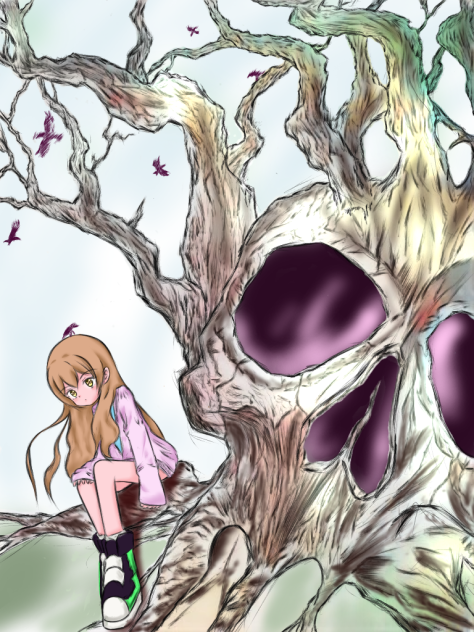 skull tree - ibisPaint