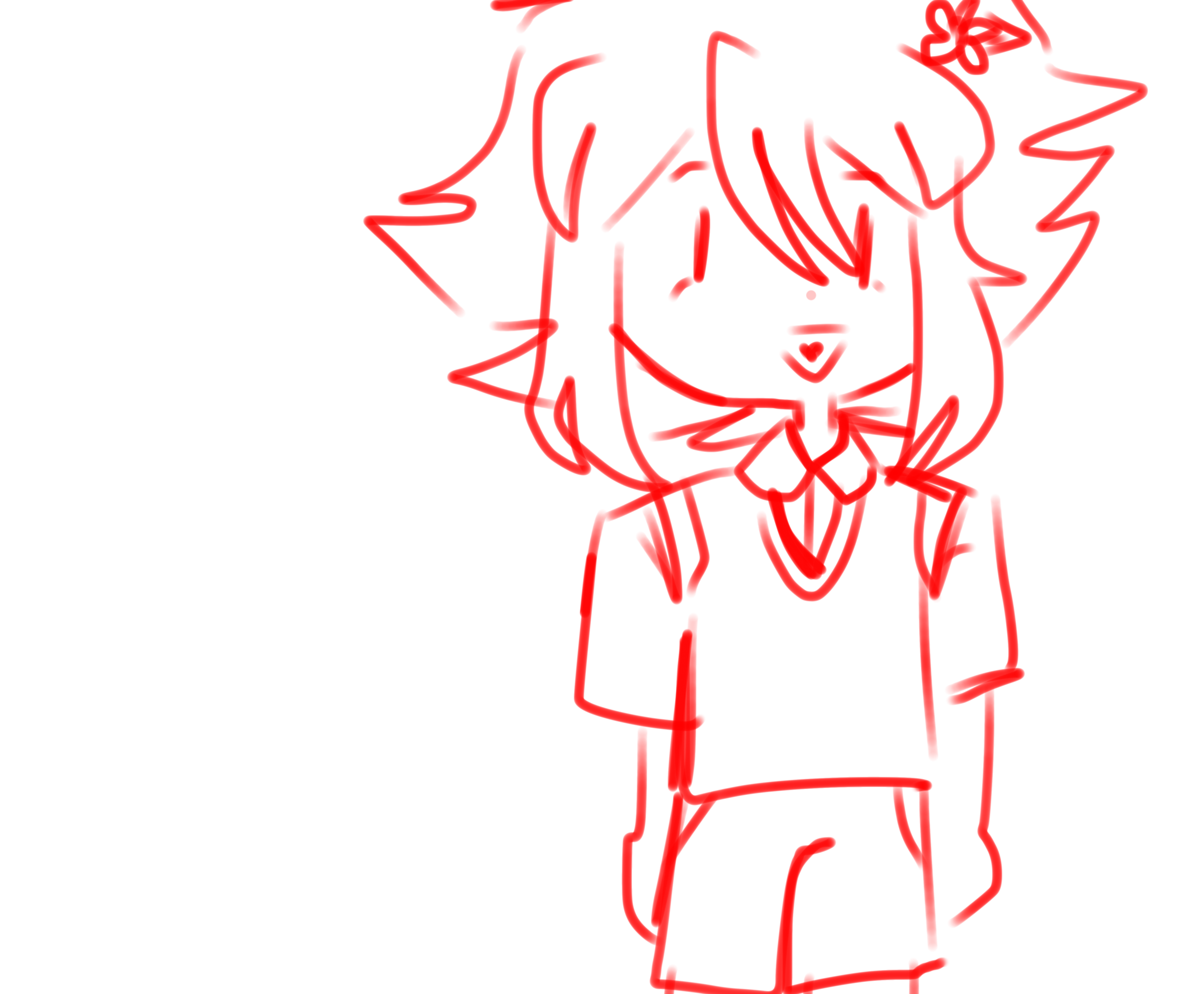 Basil doodle on phone - ibisPaint