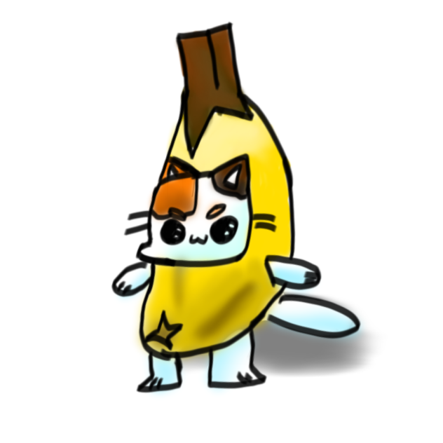 Banana cat - ibisPaint
