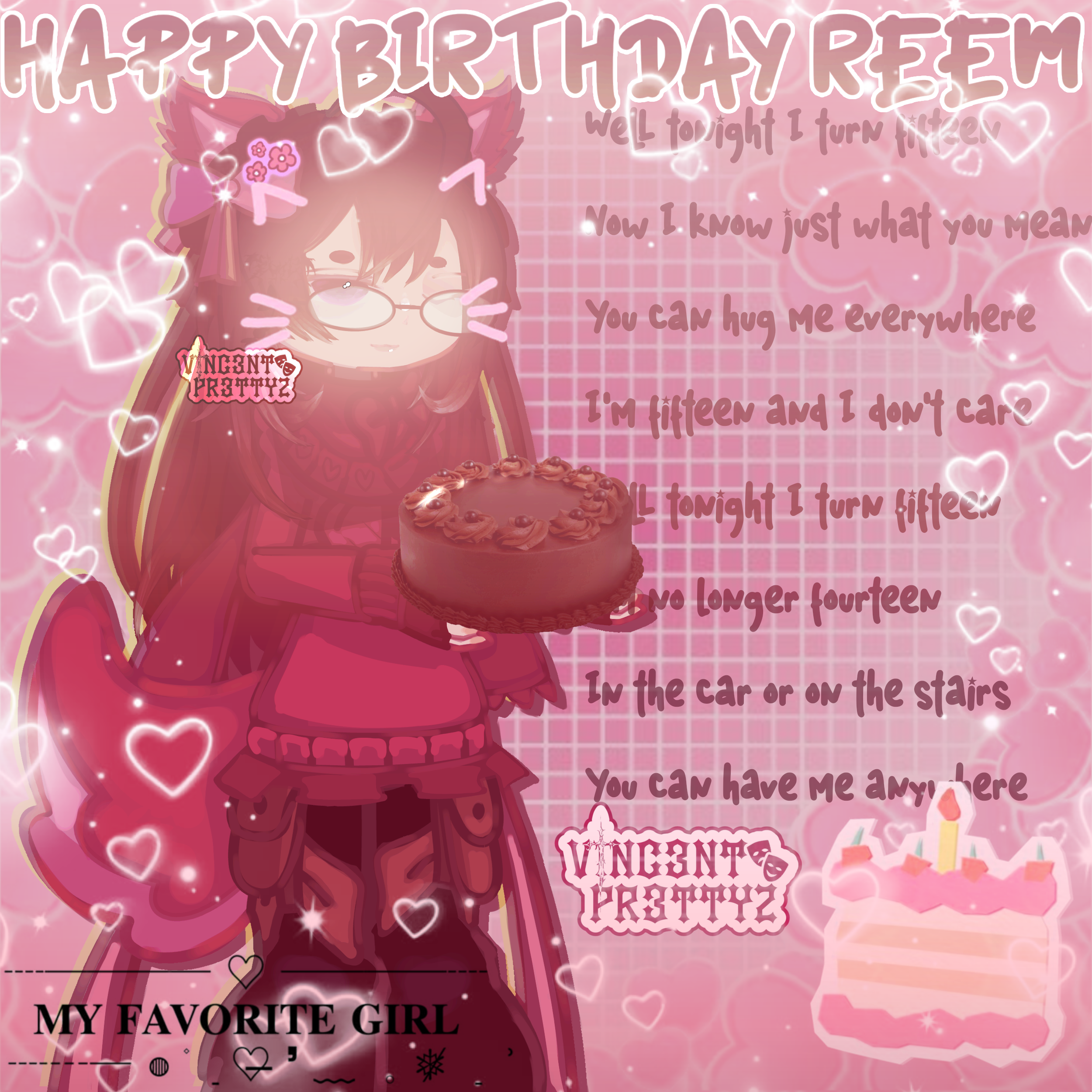 HAPPY BIRTHDAY REEM yes I made two gifts - ibisPaint
